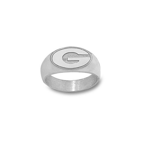 Sterling Silver Men's University of Georgia G Ring UGA007GR-SS