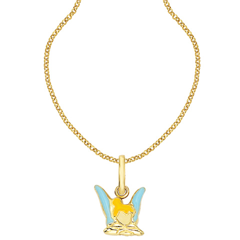 Tinker Bell Necklace - 14kt Yellow Gold LDE11-63-1G | Joy Jewelers