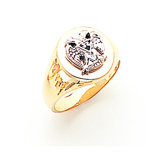Masonic Scottish Rite Ring - 10k Gold MAS1829SR | Joy Jewelers