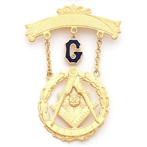 2 1/4in Past Master Masonic Jewel - 10k Gold MASJ1203 | Joy Jewelers