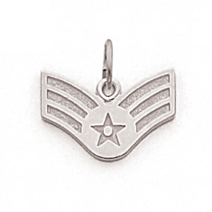 7/16in US Air Force SrA Pendant - Sterling Silver MIL152SS