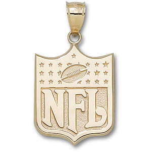 NFL Shield 1in 14k Logo Pendant NFL001 | Joy Jewelers