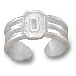Ohio State University Toe Ring Sterling Silver OSU047TR-SS