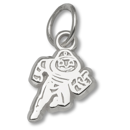 OSU 3/8in Sterling Silver Brutus Charm OSU056-SS | Joy Jewelers