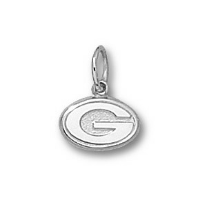 Green Bay Packers 1/4in Sterling Silver G Charm PAC007-SS