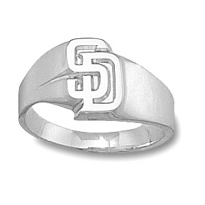 San Diego Padres Ladies' Ring - Sterling Silver PAD014LR-SS