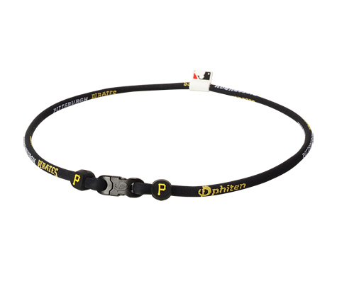 22 inch Pittsburgh Pirates Titanium Phiten Necklace X30 XT380054