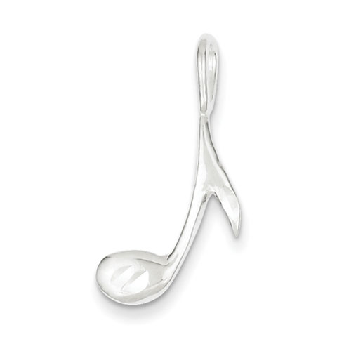 Sterling Silver Music Eighth Note Charm QC1618 | Joy Jewelers