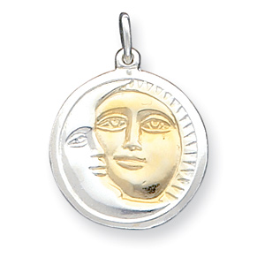 Sterling Silver Moon Charm QC1653 | Joy Jewelers