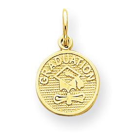 10kt Yellow Gold 3/8in Graduation Charm 10C140 | Joy Jewelers