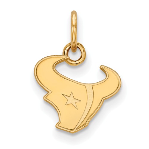 10k Yellow Gold 3/8in Houston Texans Charm 1Y001TXN | Joy Jewelers