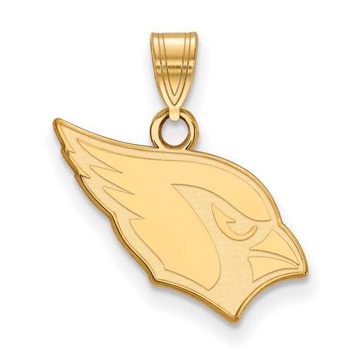 10k Yellow Gold Small Arizona Cardinals Pendant 1Y002CAR