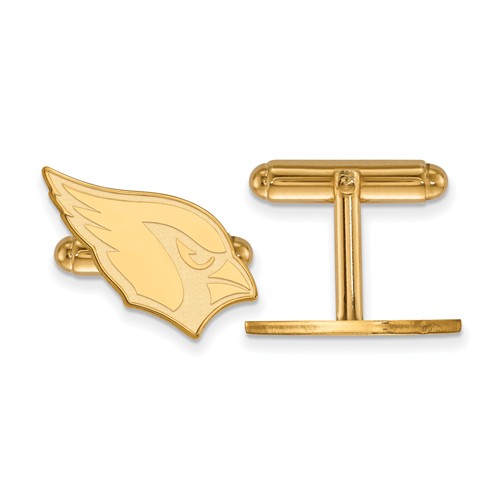 Arizona Cardinals Cuff Links 14k Yellow Gold 4Y014CAR | Joy Jewelers