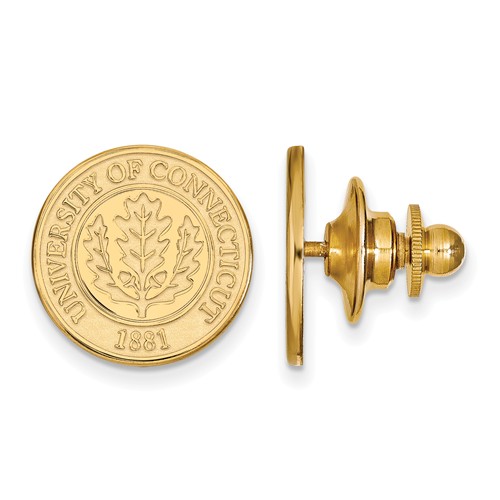 University of Connecticut Crest Lapel Pin 14k Yellow Gold 4Y050UCT
