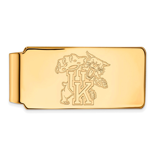 14kt Yellow Gold University of Kentucky Wildcat Money Clip 4Y063UK