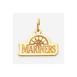 Seattle Mariners 3/8in Pendant - 14kt Yellow Gold ML1585