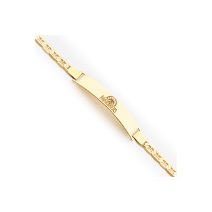 Seattle Mariners 8in Anchor Bracelet - 14k ML1617-8 | Joy Jewelers