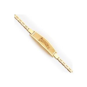 Seattle Mariners 8in Anchor Bracelet - 14k ML1625-8 | Joy Jewelers