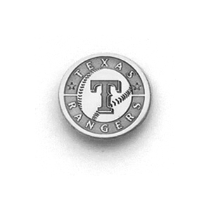 Texas Rangers Disc Post Earrings - Sterling Silver ML1784SS