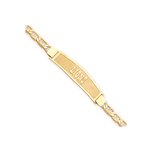 Detroit Lions 8in Anchor Bracelet - 14k NF713-8 | Joy Jewelers