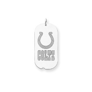 Indianapolis Colts 1 1/4in Dog Tag - Sterling Silver NF863SS