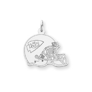 Kansas City Chiefs 1in Helmet - Sterling Silver NF973SS | Joy Jewelers