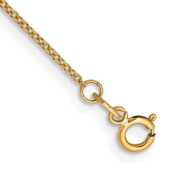 16in 14kt Yellow Gold Cable Chain .80mm PEN190L-16 | Joy Jewelers