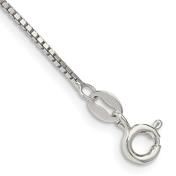 Sterling Silver 16in Box Chain 1.10mm QBX022-16 | Joy Jewelers