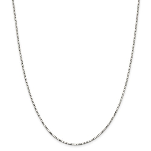 Sterling Silver 30in Italian Box Chain 1.5mm QBX028-30 | Joy Jewelers