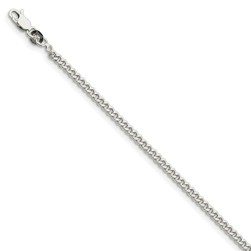 Sterling Silver 20in Curb Chain 3mm QCB080-20 | Joy Jewelers