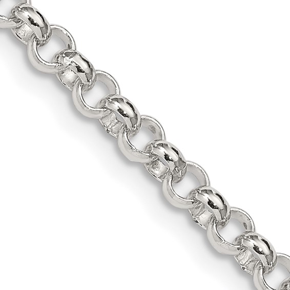 Sterling Silver 20in Rolo Bomb Chain 4mm QFC5-20 | Joy Jewelers