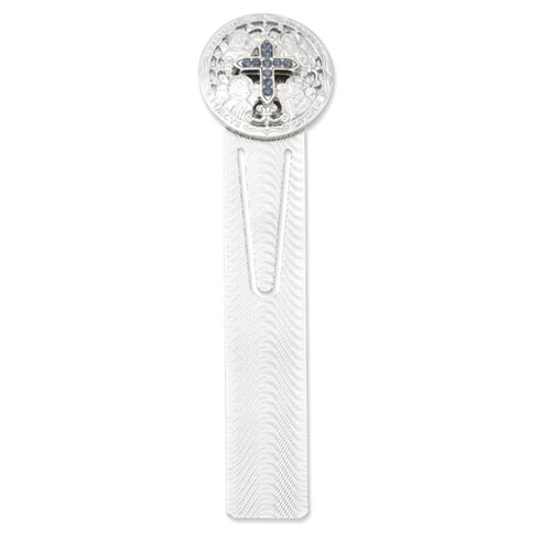 Silver-tone Writers of the Good WordCross Bookmark RF232