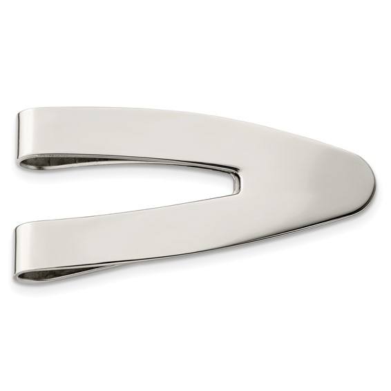 Stainless Steel V Money Clip SRM130 | Joy Jewelers