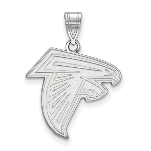 Sterling Silver 7/8in Atlanta Falcons Pendant SS003FAL | Joy Jewelers