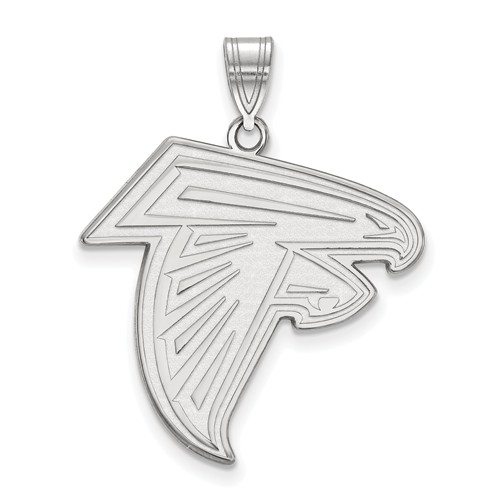Sterling Silver 1in Atlanta Falcons Pendant SS004FAL | Joy Jewelers