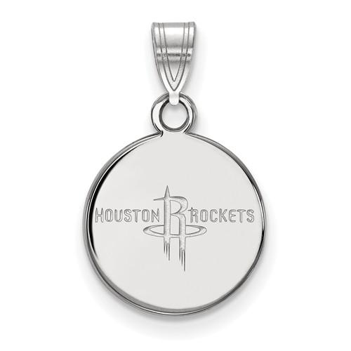 14k White Gold 1/2in Houston Rockets Pendant 4W005RCK | Joy Jewelers