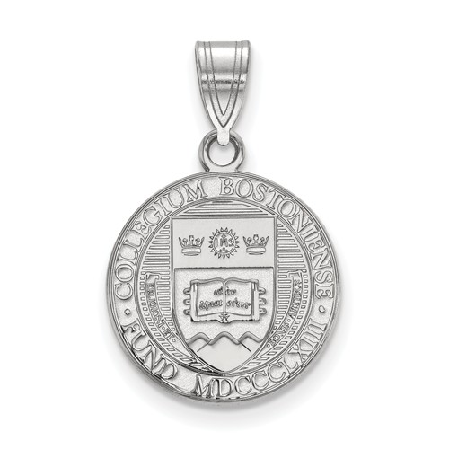 Sterling Silver Boston College Crest Pendant 5/8in SS007BOC