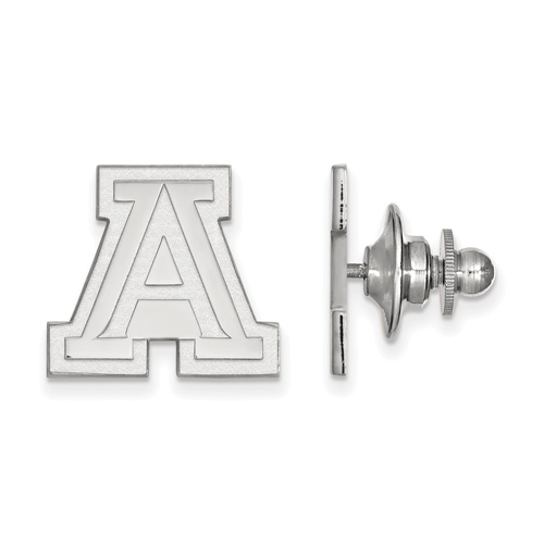 14k White Gold University of Arizona A Lapel Pin 4W009UAZ