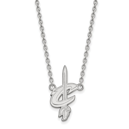 Sterling Silver Cleveland Cavaliers Pendant on 18in Chain SS013CAV-18