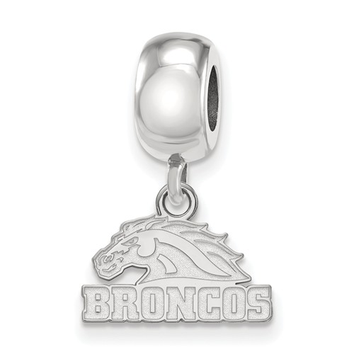 Sterling Silver Western Michigan University Small Dangle Bead SS013WMU