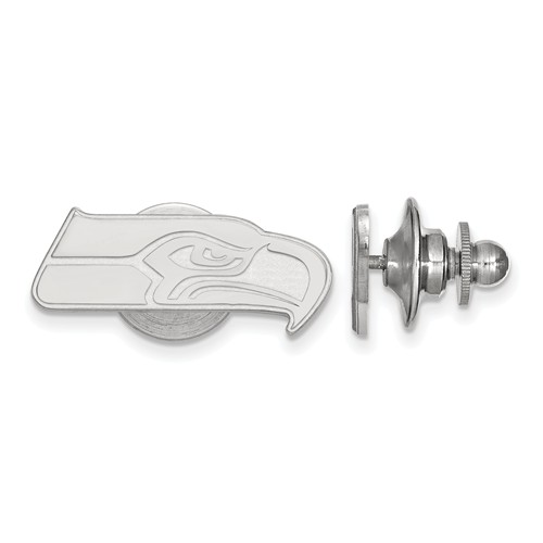 Sterling Silver Seattle Seahawks Lapel Pin SS015SEA | Joy Jewelers