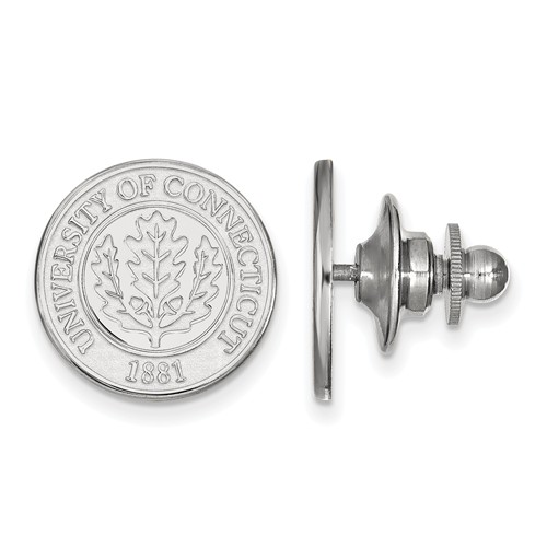 University of Connecticut Crest Lapel Pin Sterling Silver SS050UCT