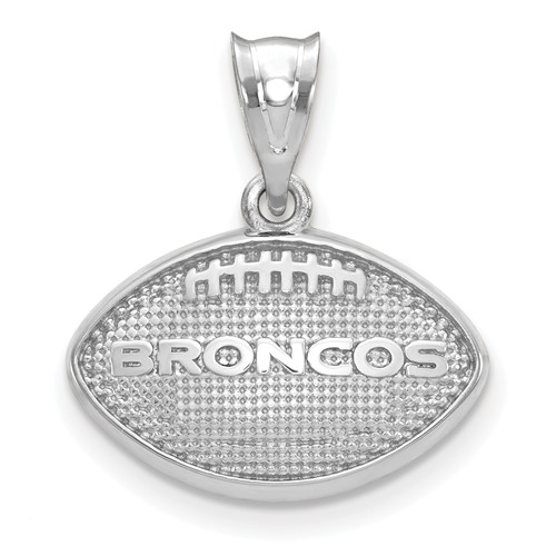 Denver Broncos Football Pendant Sterling Silver SS506BRO