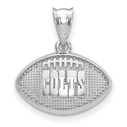 Indianapolis Colts Football Pendant Sterling Silver SS506COL