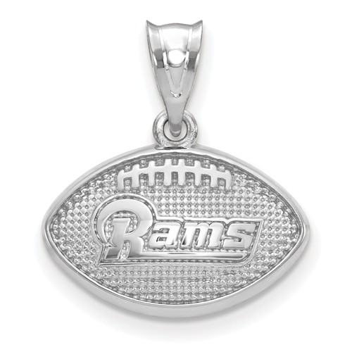Los Angeles Rams Football Pendant Sterling Silver SS506RAM