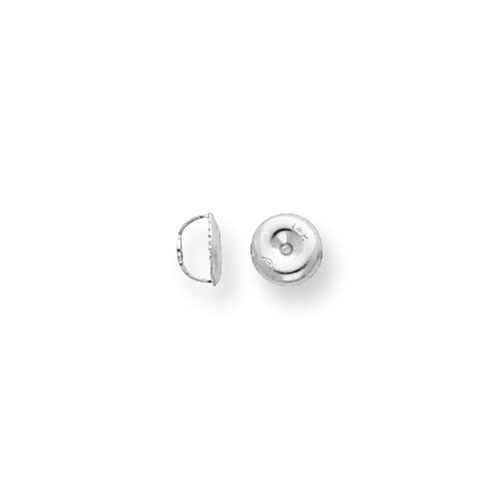 14k White Gold Screw Back Nut WG672 | Joy Jewelers