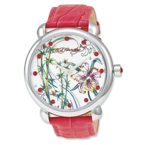 Ed Hardy Garden Pink Watch XWA2974 | Joy Jewelers