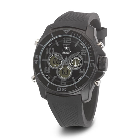 Wrist Armor US Army Watch C24 Digital Chronograph Black Stealth Dial ...