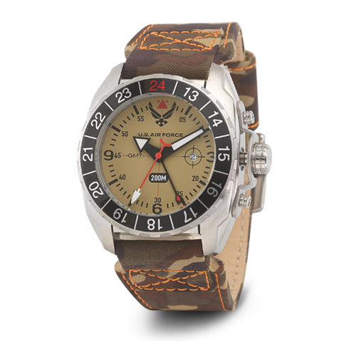 Wrist Armor US Air Force C3 Watch with Nylon Camo Strap XWA4598