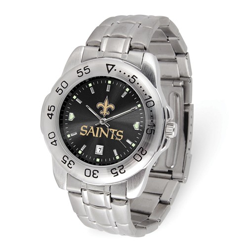Game Time New Orleans Saints Sport Steel Watch XWM3536 | Joy Jewelers